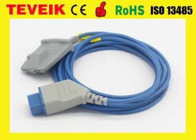 China Sensor reutilizable adulto profesional Spo2 de Nihon Kohden con la extremidad suave 14pin 10 pies en venta