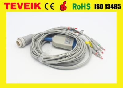 Cina Cavo di elettrocardiogramma del filo di piombo di IEC 10 del perno AHA di DB 15 di Kenz per ECG 108/110/1203,1205 in vendita
