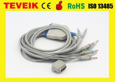 Cina Cavo di elettrocardiogramma di Kenz per ECG 108/110/1203,1205 10 PIN di DB 15 del filo di piombo in vendita