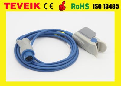 China Do monitor forpatient reusável do sensor Spo2 de M1190A grampo adulto 12pin redondo do dedo à venda