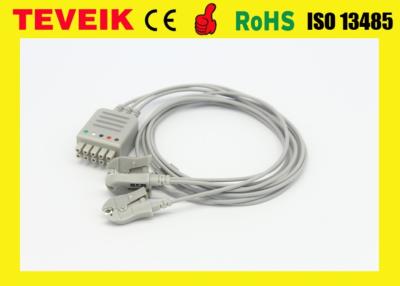 Cina Il cavo 3 del monitor paziente ECG di GE Marquette conduce compatibile con il un poco 4000 Solar9500 in vendita