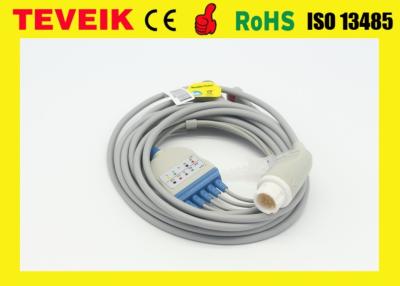Cina Cavo medico del giro 12pin 5Leads ECG di Teveik Mindray per il monitor paziente di Beneview T8 in vendita