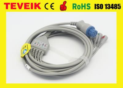 Cina Datex medico Cardiocap di prezzo franco fabbrica 5 cavi intorno al cavo di 10pin ECG per il monitor paziente in vendita