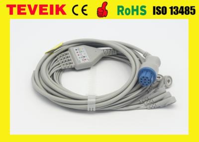 Cina Datex medico Cardiocap intorno 10pin 5 al cavo dei leadwires ECG per il monitor paziente in vendita