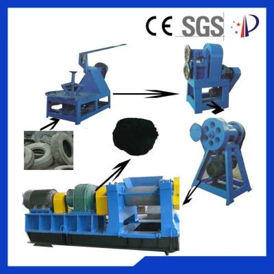 Cina linea di produzione di gomma della polvere dell'impianto di riciclaggio della gomma dello spreco di 380V OTR in vendita