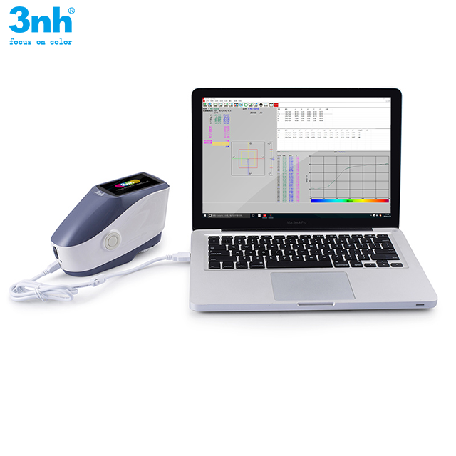 Φορητό spectrophotometer εξοπλισμού δοκιμής χρώματος με 8mm που μετρούν το άνοιγμα YS3010 3NH