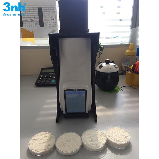 NS800 colorimeter spectrophotometer instrument with universal test components to measure color of liquid paint