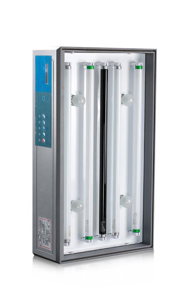 N7 Grey T60(4) color light box from Tilo with 4 light sources D65, F, UV, TL83(F11)