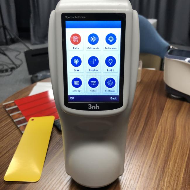 Portable 3nh color measuring ns810 Spectrophotometer D/8 NS810 Color Testing Instrument With Color Formula