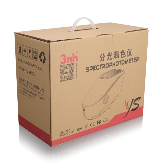 8mm & 4mm aperture CIE lab color space spectrophotometer with PC software 3nh YS3060 for pigment paste for PU and PVC