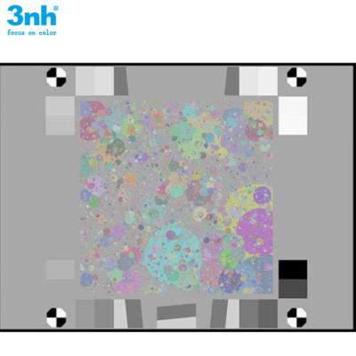 Cina Il colore ha rovesciato l'acutezza di struttura della macchina fotografica di misurazione delle foglie dei morti del grafico di prova di risoluzione delle monete in vendita