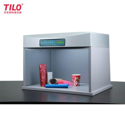 Cina Colore di P60+ che abbina la cabina di corrispondenza leggera del controllo dello spettatore di colore del contenitore di tessuto a macchina D65 in vendita