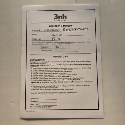 Cina Le apparecchiature di misurazione portatili 3nh di colore YS3010 con la componente speculare hanno compreso lo SCE di SCI in vendita