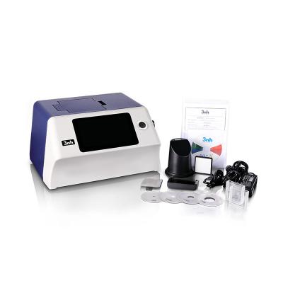 China Textiel de Doekkleur die van het Stoffenkledingstuk Spectrofotometer 3NH YS6010 met Kleur Aanpassingssoftware meten Te koop