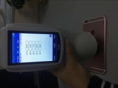 China Glanzende van de het Verschilkleur van de Foliekleur de Metingsspectrofotometer 3nh 45/0 NS800 met SCE Te koop