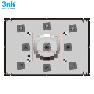Cina Tipo standard di iso 12233/2014 E-SFR di SineImage del grafico di prova di risoluzione di versione in vendita