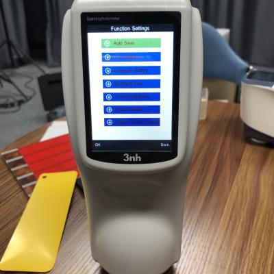 China Espectrofotômetro Handheld BYK 6801 da cor 3nh do NS 800 para verificar o valor do delta E à venda