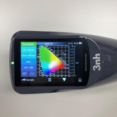 China Pigmente o espectrofotômetro YS3010 do verificador 3nh do laboratório da cor com o acessório da caixa do teste do pó à venda