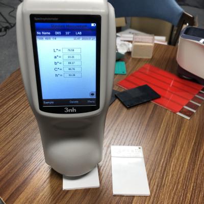 Cina 3nh spettrofotometro portatile 10nm D/8 NS810 per misurare i mattoni/colore ceramico in vendita