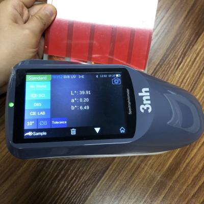 China aberturas Handheld do espectrofotômetro 8/4mm da cor da opacidade de 3nh YS3060 para a medida da fluorescência à venda