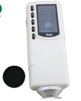 China Silk Handheld Color Difference Meter High Precision Based On 45/0 Optical Geometry for sale