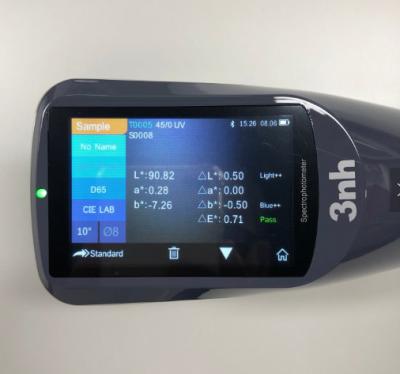 中国 Konica MinoltaのメートルCM25CGと比較される色測定の携帯用分光光度計YS4560 販売のため