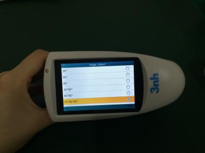 China Tri Glanz-Meter-Selbstkalibrierung NHG268 0.1GU des Winkel-20 60 85 für Auto-Farbe zu verkaufen
