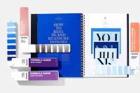 China Pantone Solid Guide Set Paint Shade Card Sectorial Binding For Graphics Formula Guide for sale