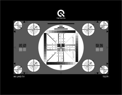 Cina Universale trasparente del grafico di prova di risoluzione della macchina fotografica 4k Uhd TV fornito di scatola leggera in vendita