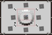 China Low Contrast Sfr Digital Camera Resolution Chart Target Standard Version with light box for sale