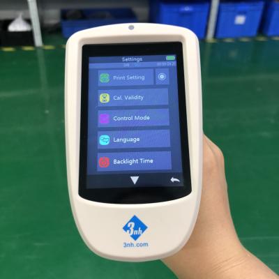 China De Spectrofotometer TS7700 van Analyzer 3nh van het kleurenspectrum met Pantone-Verfkleur die Software mengen Te koop