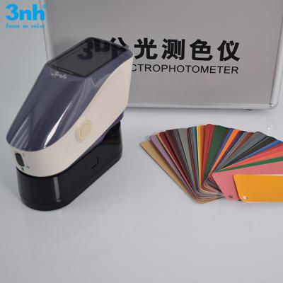 China Software portátil de Pantone do espectrofotômetro da medida de cor D/8 para a diferença da cor à venda