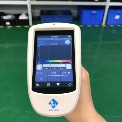 Cina spettrofotometro tenuto in mano di colore del tessuto dell'apertura 3nh TS7600 di 8mm in vendita