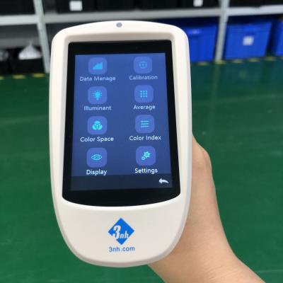 Cina spettrofotometro tenuto in mano di colore del tessuto dell'apertura 3nh TS7600 di 8mm in vendita