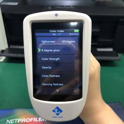 Cina spettrofotometro RoHS di colore del tessuto di 3nh TS7600 con il software di Pantone in vendita