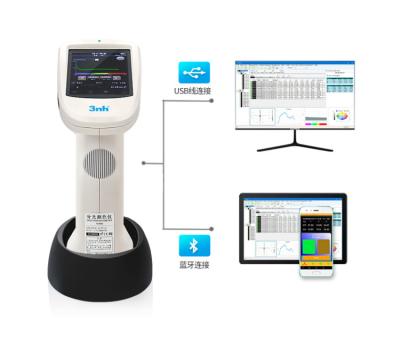 Cina Colorimetro tenuto in mano del tester di spettro di colore dello spettrofotometro 3nh con 5 aperture in vendita