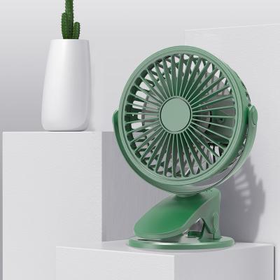 China 162g Rechargeable Clip Fan USB Oscillating Desk Fan With 3000mAh Battery for sale