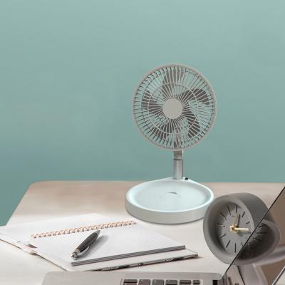 China Kundengebundener USBs teleskopisches Licht-wieder aufladbarer Tischplattenfan des Fan-tragbares stummes TIMING-LED zu verkaufen