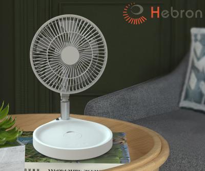 Cina 5 pezzi di colore verde su ordinazione rotatorio di Vane Battery Operated Folding Fan in vendita