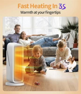 China Wasserdichter Tischplatten-Heater Fan With 1-4h Timer IP44 und 50 Grad-Schwenker-Kopf zu verkaufen