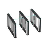 China Fastlane Optical Turnstiles , Office Building Turnstiles For Access Control for sale