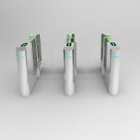 China Sleek Train Station Turnstile Barrier Gate Access Control System With Biometric Readers for sale