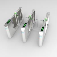 China Sleek Train Station Turnstile Barrier Gate Access Control System With Biometric Readers for sale
