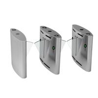 China Biometric Flap Barrier Turnstile Door Access Control 550mm Width for sale