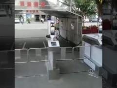 AG-PX31122802 Vehicle Accessible Smart Security Swing Barrier Gate for Outdoor