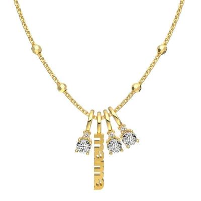 Cina Colletto bianco CZ 4mm 925 d'argento femminile Colletto di pietra zirconico di lusso fai da te in vendita