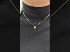 18K ouro revestido grande papel clip 925 Sterling Silver Oval Chain Necklace com OEM