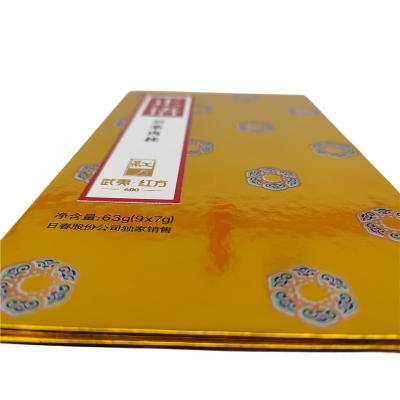 Cina Scatole regalo magnetiche personalizzate di lusso Scatole di imballaggio in carta dorata per il tè e il caffè in vendita