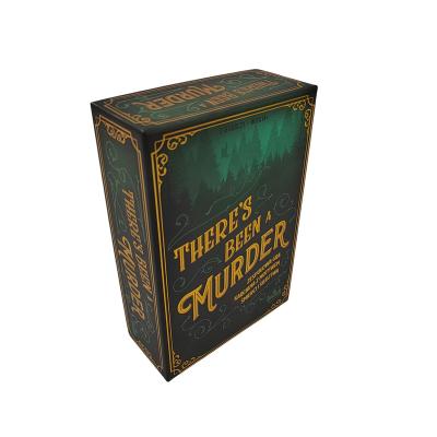 China Custom Logo Toy Packaging Box Cardboard Base Lid Playing Card Box ODM for sale