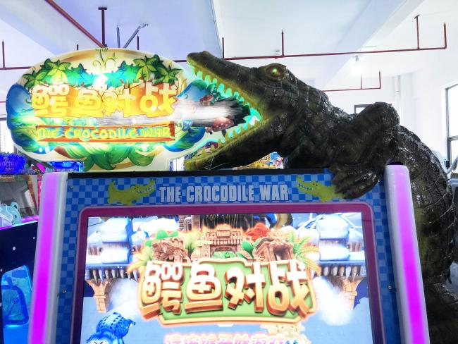 Full machine view in arcade setting